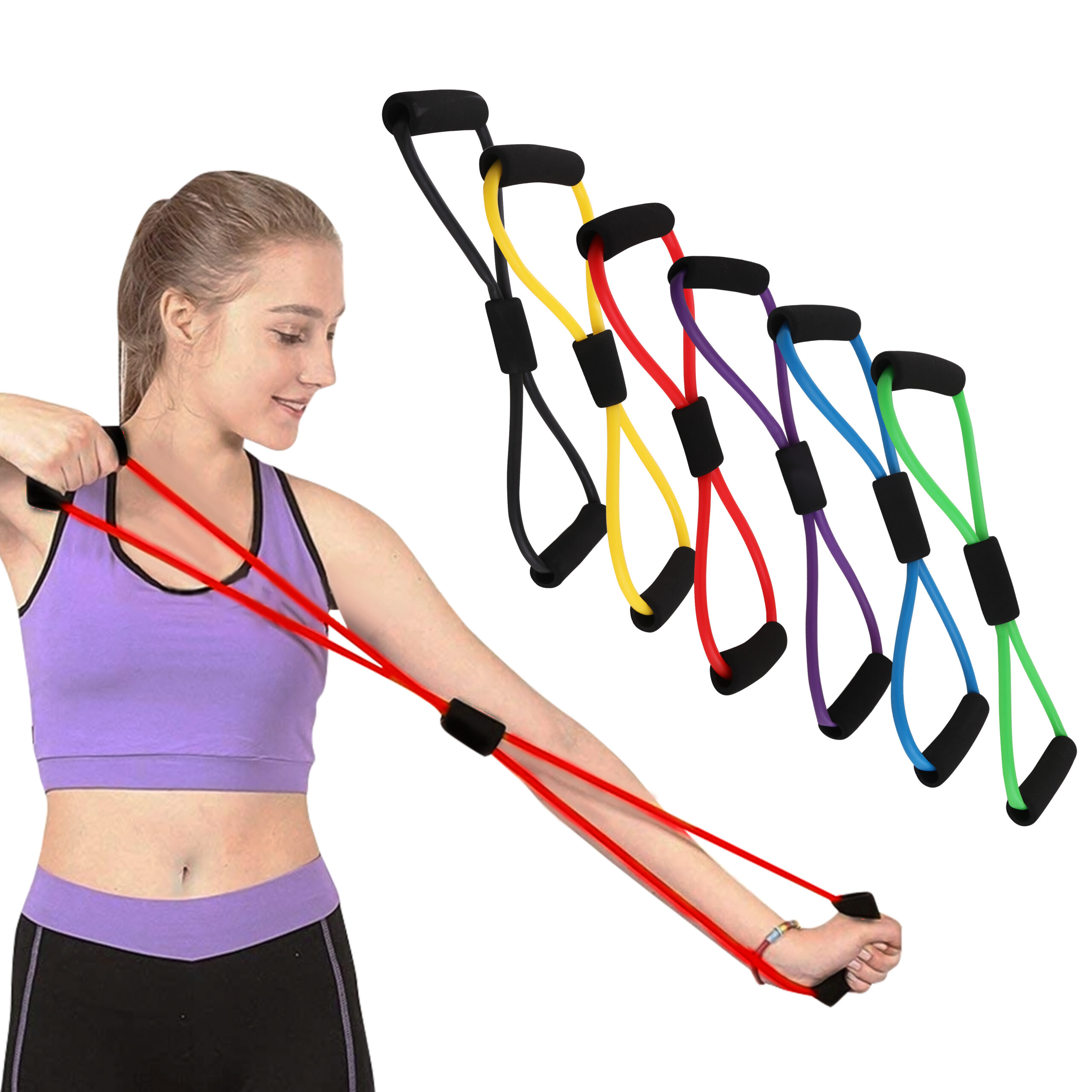 Figure 8 Resistance Band With Handles - REP Merchandise Solutions
