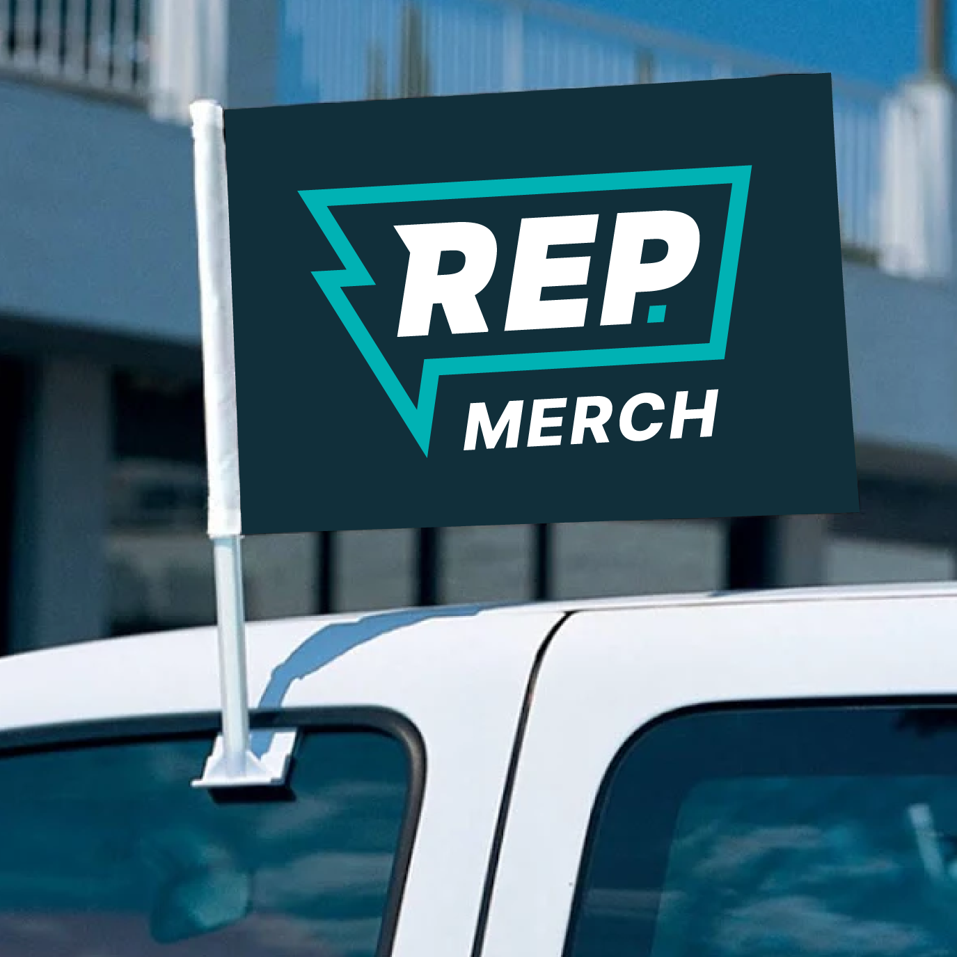 Custom Car Flags - REP Merchandise Solutions