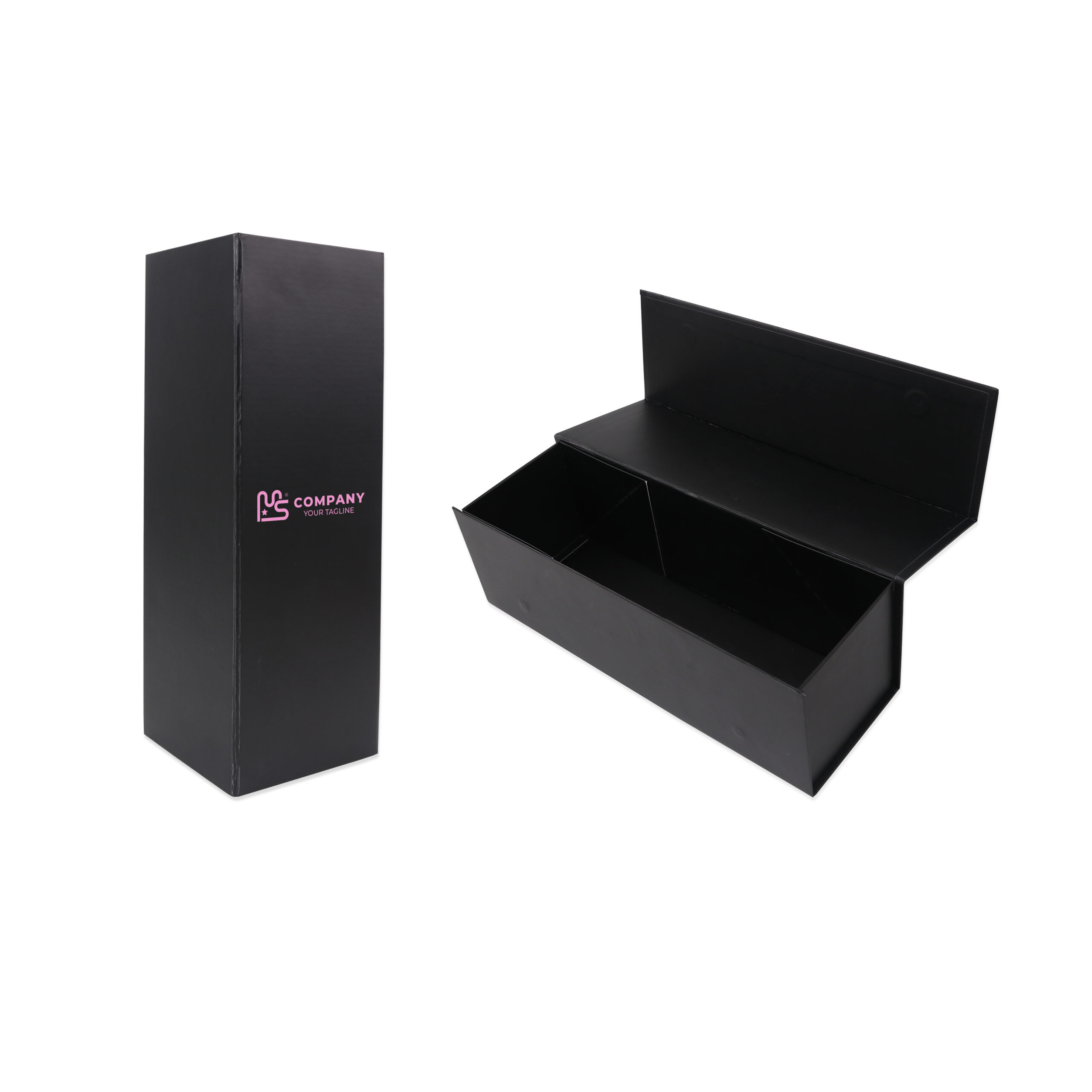 Single Bottle Foldable Magnetic Wine Box - REP Merchandise Solutions