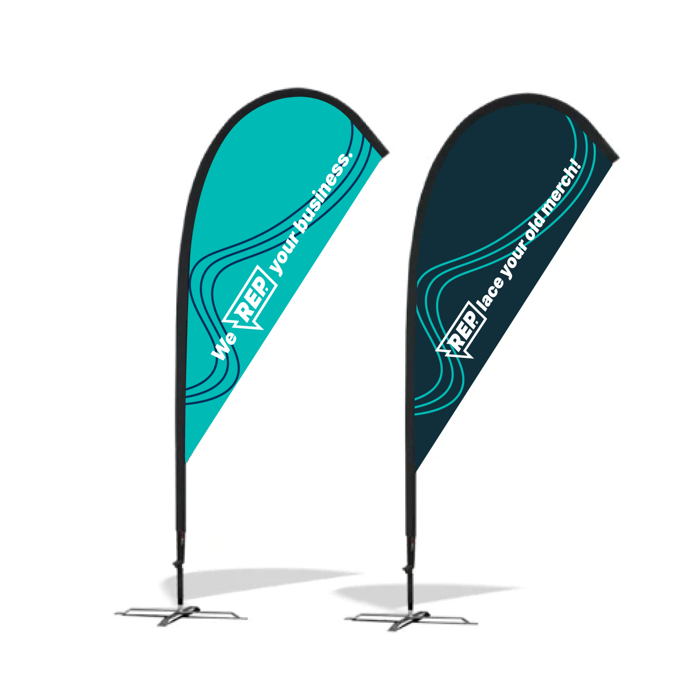 Teardrop Banner - REP Merchandise Solutions